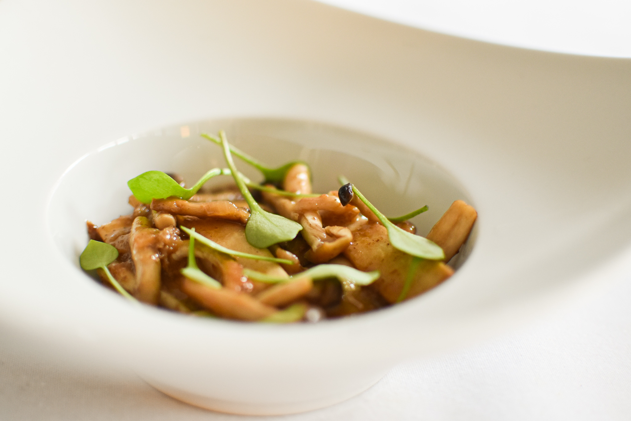 Open ravioli van varkenswang en bospaddenstoelen – Kris Kookt