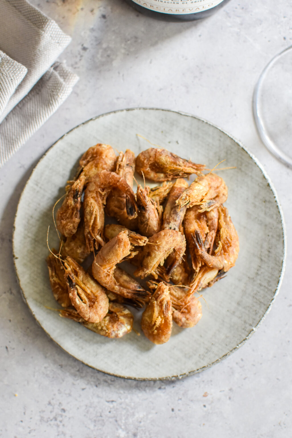 Gefrituurde hele garnalen – Het makkelijkste hapje – Kris Kookt