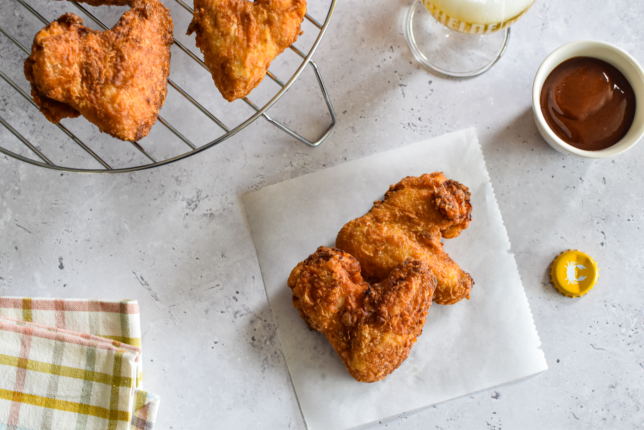 Gefrituurde kippenvleugels of fried chicken wings – Kris Kookt