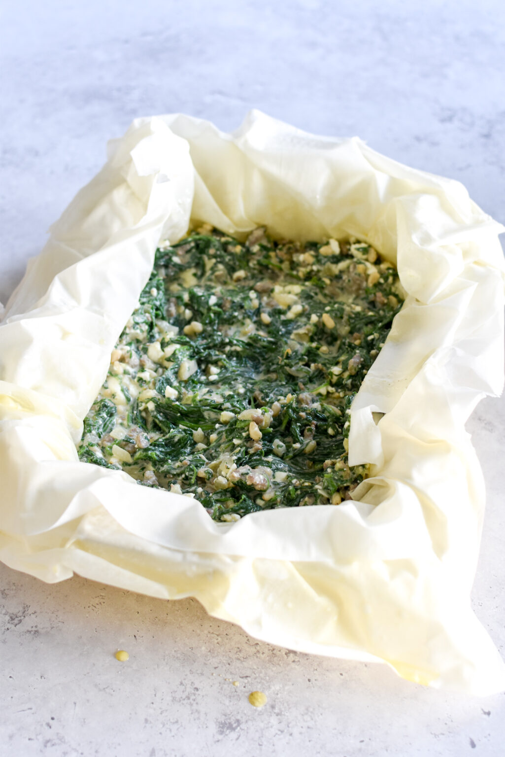 Filodeeg met lamsgehakt, spinazie en feta – Kris Kookt