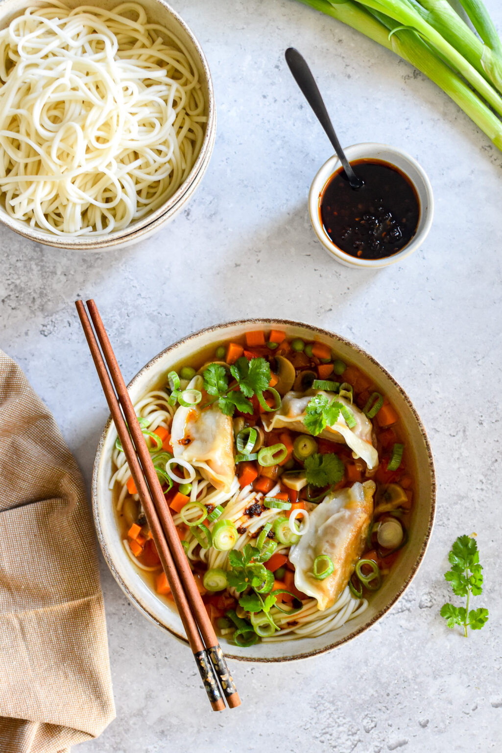 Gyoza noedelsoep met groenten en noedels – snel & smaakvol recept ...